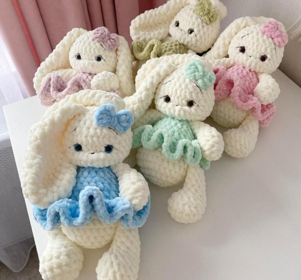 Mimi Bunny – Plush Crochet Toy – Crafting Pattern